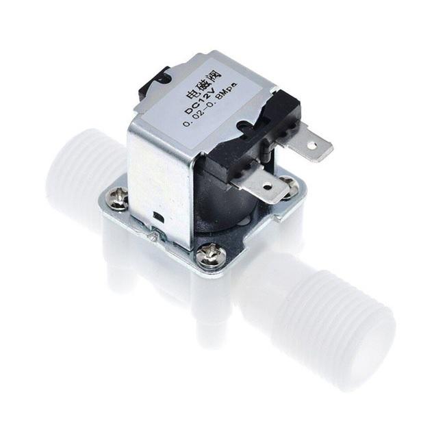 12V DC 1/2 Electric Solenoid Water Air Valve Switch (Normally Closed) - Captronics