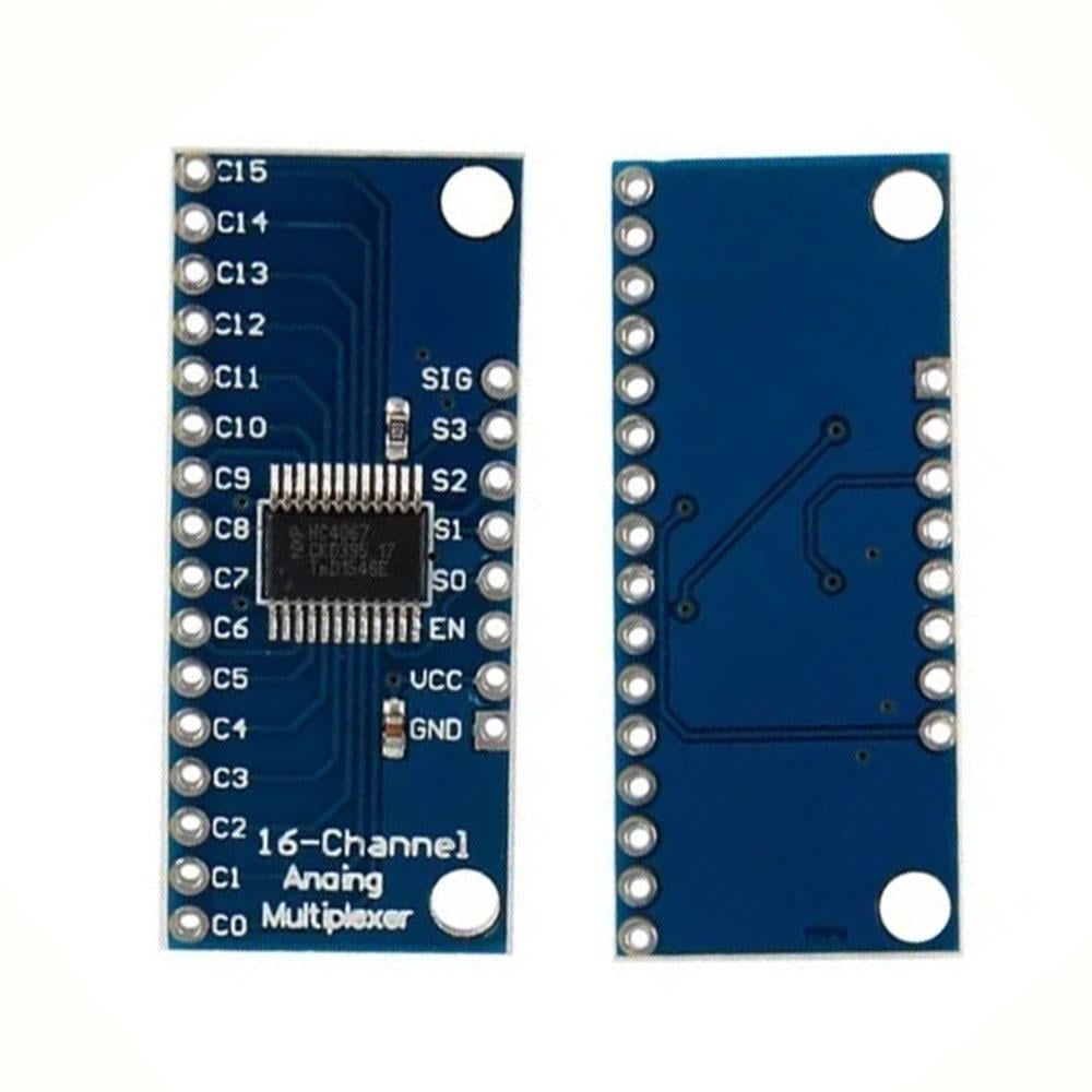 CD74HC4067 High Speed CMOS 16-Channel Analog/Digital Multiplexer Breakout Module - Captronics